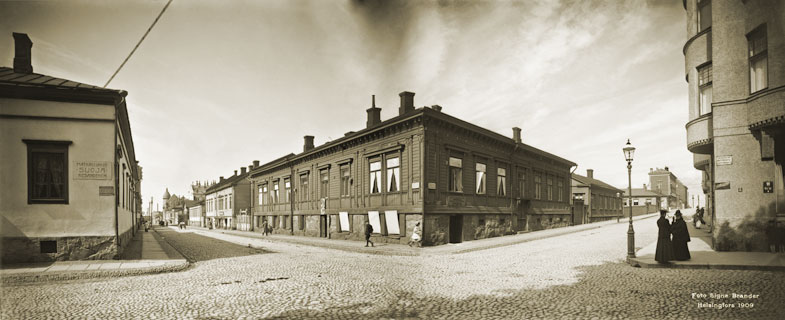 Signe Brander: Fredrikinkatu - Lönnrotinkatu 1907